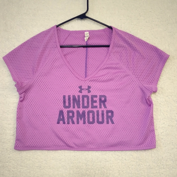 Under Armour | Tops | Under Armour Womens Crop Top Size Large | Poshmark